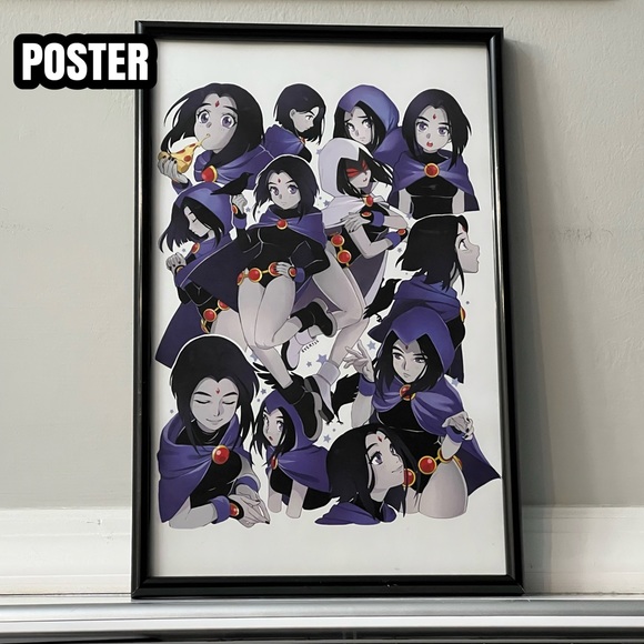 Art | Teen Titans Raven Poster | Poshmark